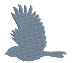 Bird Flying Embroidery Design | AnnTheGran.com