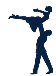 Ballroom Dancing Embroidery Design | AnnTheGran.com