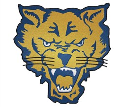 Wildcat Head Embroidery Design | AnnTheGran.com