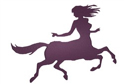 Female Centaur Embroidery Design | AnnTheGran.com