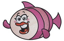 Free Cartoon Fish Embroidery Design | AnnTheGran.com
