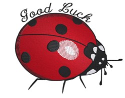 Free Good Luck Embroidery Design | AnnTheGran.com