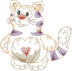 Cat Outline Embroidery Design | AnnTheGran.com