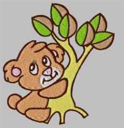 Free Bear & Tree Embroidery Design | AnnTheGran.com