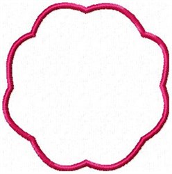 Coaster Outline Embroidery Design | AnnTheGran.com