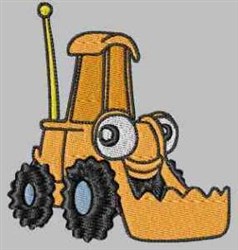 Funky Dozer Embroidery Design | AnnTheGran.com