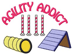 Agility Addict Embroidery Design | AnnTheGran.com