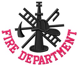 Fire Department Embroidery Design | AnnTheGran.com