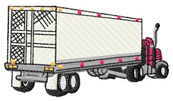 Truck & Trailer Embroidery Design | AnnTheGran.com