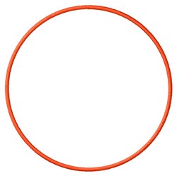 Circle Outline Embroidery Design | AnnTheGran.com