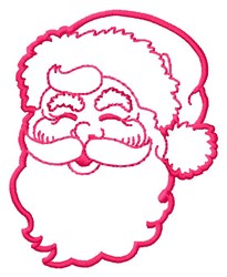 Santa Face Embroidery Design | AnnTheGran.com
