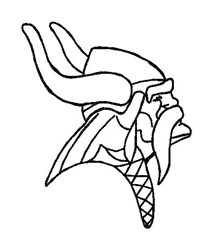 Viking Outline Embroidery Design | AnnTheGran.com