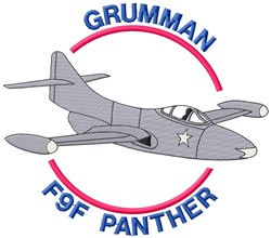 Grumman Panther Embroidery Design | AnnTheGran.com