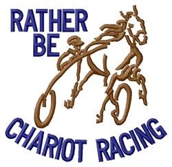 Chariot Racing All Day Embroidery Design | AnnTheGran.com