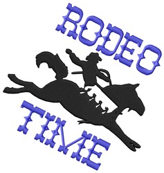 Rodeo Ride Tme Embroidery Design | AnnTheGran.com