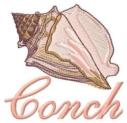 Conch Embroidery Design | AnnTheGran.com
