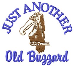Old Buzzard Embroidery Design | AnnTheGran.com
