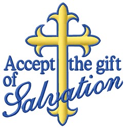 Salvation Gift Embroidery Design | AnnTheGran.com