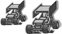 Sprint Cars Embroidery Design | AnnTheGran.com
