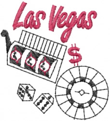 Las Vegas Embroidery Design | AnnTheGran.com