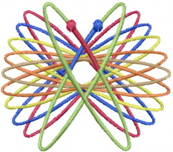 Atomic Oval Embroidery Design | AnnTheGran.com