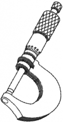 Micrometer Embroidery Design | AnnTheGran.com