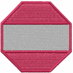 Stop Sign Embroidery Design | AnnTheGran.com