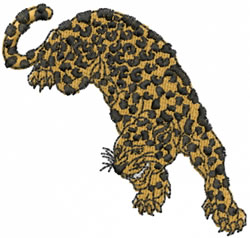 Leopard Embroidery Design | AnnTheGran.com