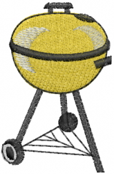 BBQ Grill Embroidery Design | AnnTheGran.com