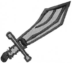 Sword Embroidery Design | AnnTheGran.com
