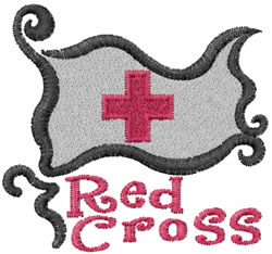 Red Cross Embroidery Design | AnnTheGran.com