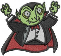 Vampire Embroidery Design | AnnTheGran.com