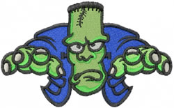 Frankenstein Embroidery Design | AnnTheGran.com