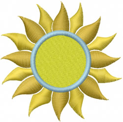 Sun Embroidery Design | AnnTheGran.com