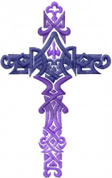 Fancy Cross Embroidery Design | AnnTheGran.com