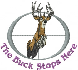 Buck Hunting Embroidery Design | AnnTheGran.com