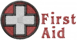 First Aid Embroidery Design | AnnTheGran.com