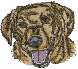 Labrador Head Embroidery Design | AnnTheGran.com