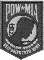 POW MIA Embroidery Design | AnnTheGran.com