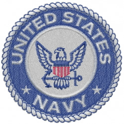 US Navy Embroidery Design | AnnTheGran.com