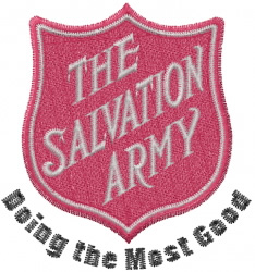 The Salvation Army Embroidery Design | AnnTheGran.com