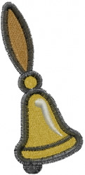 School Bell Embroidery Design | AnnTheGran.com