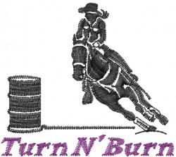 Barrel Race Embroidery Design | AnnTheGran.com