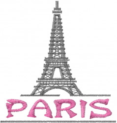 Paris Eiffel Tower Embroidery Design | AnnTheGran.com