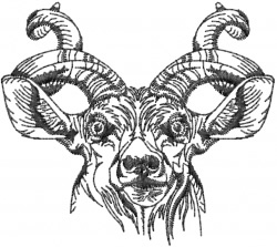 Kudu Embroidery Design | AnnTheGran.com