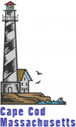Cape Cod Embroidery Design | AnnTheGran.com