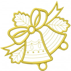 Christmas Bells Embroidery Design | AnnTheGran.com