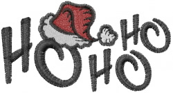 Hat Ho Ho Hat Embroidery Design | AnnTheGran.com