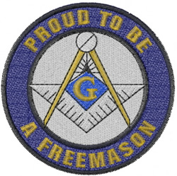 Proud Freemason Embroidery Design | AnnTheGran.com