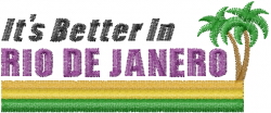 Rio de Janeiro Embroidery Design | AnnTheGran.com